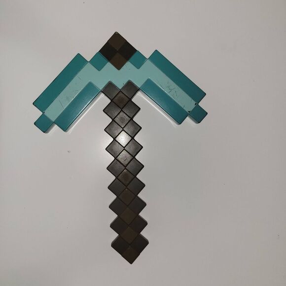 Toys | Minecraft Pickaxe 16 L X 12 W Diamond Costume Halloween Steve ...